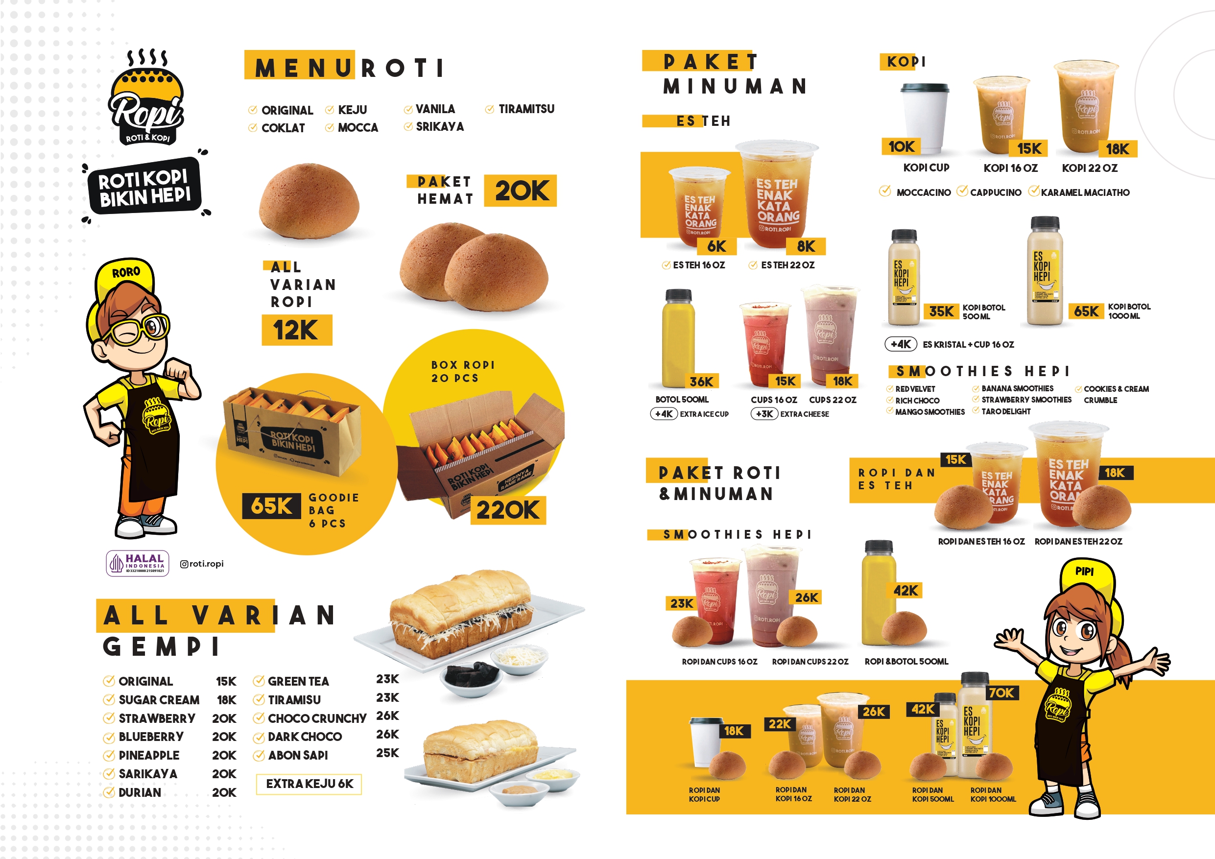 Roti Kopi Bikin Hepi Karimun Resmi Dibuka, ini Menu dan Harganya - RCMNEWS